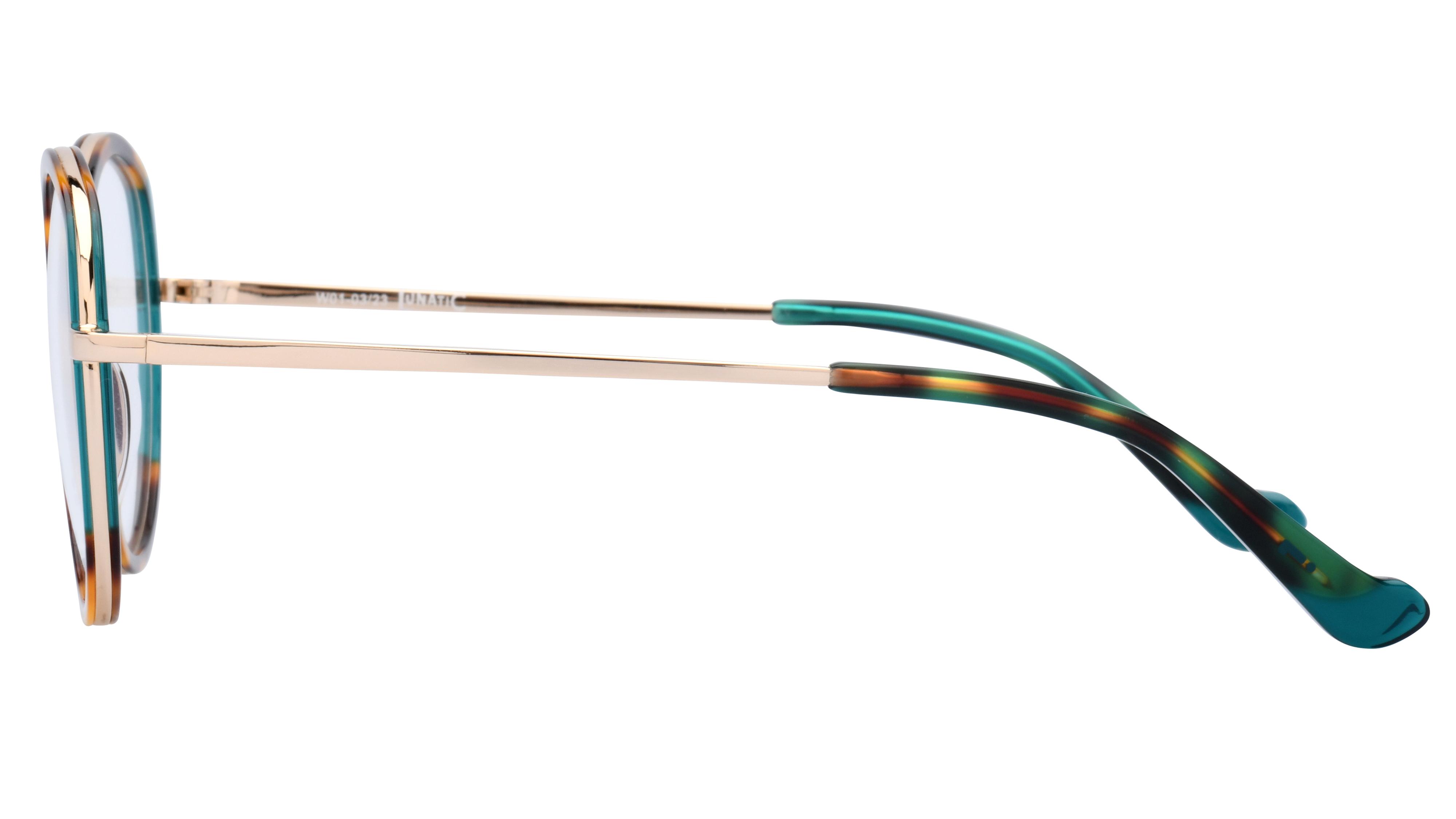 Monture Optique Lunatic Lun2302 332 Ecaille Fonce Br Ronde - Lynx Optique